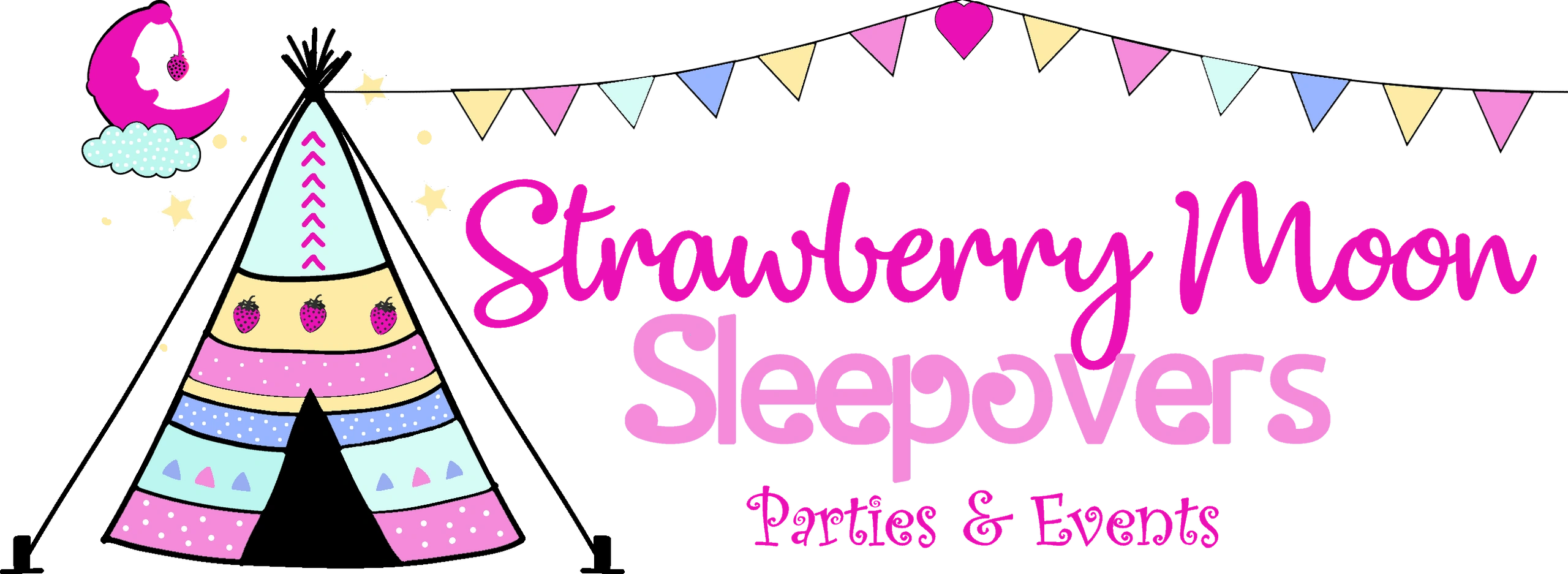 Strawberry Moon Sleepovers - Sleepover Party Theme, Sleepover Theme ...