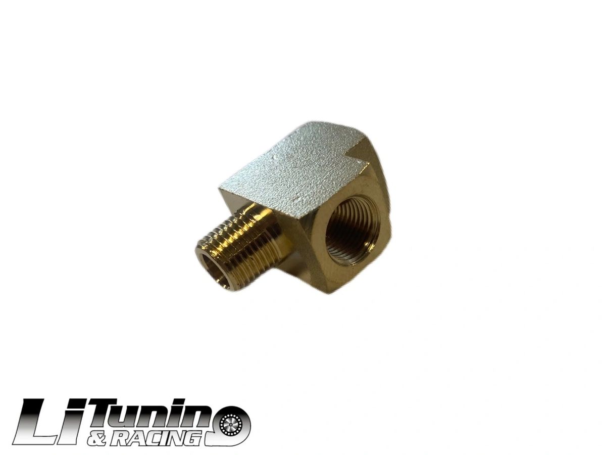 Brass Tee "T" for Wastegate Sensor Mounting for Dome Pressure 1/8" NPT