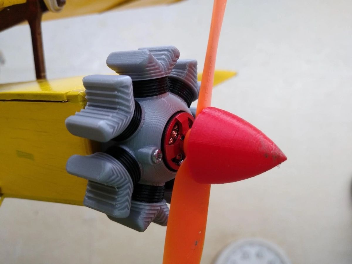 7 cylinder radial mount for 1306 motors!