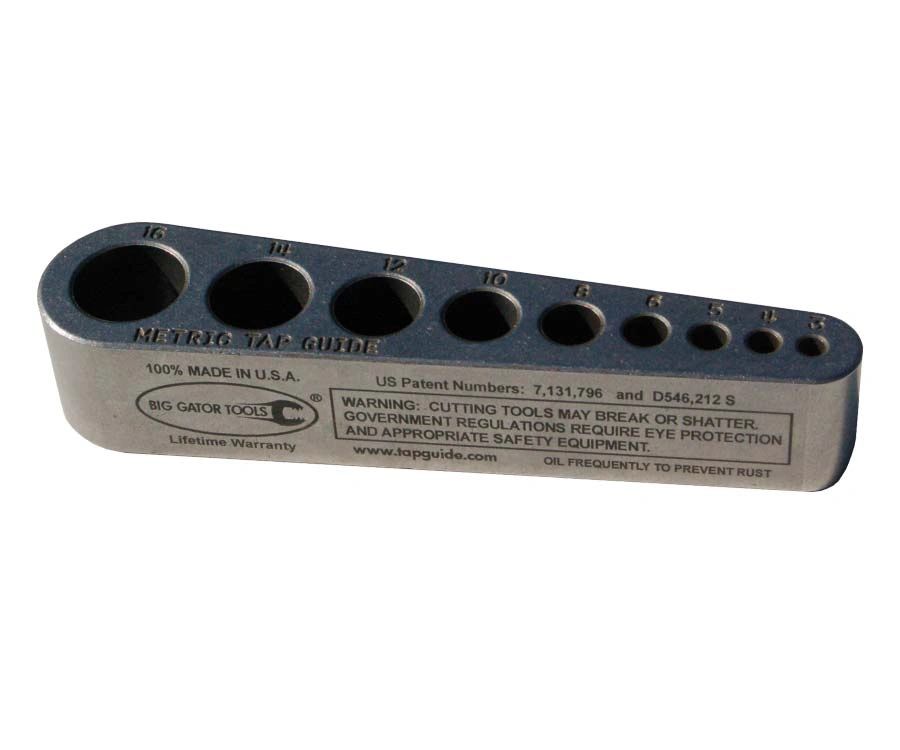 Tap Guide Tool - Metric Sizing V-TapGuide - Helps start threaded holes ...