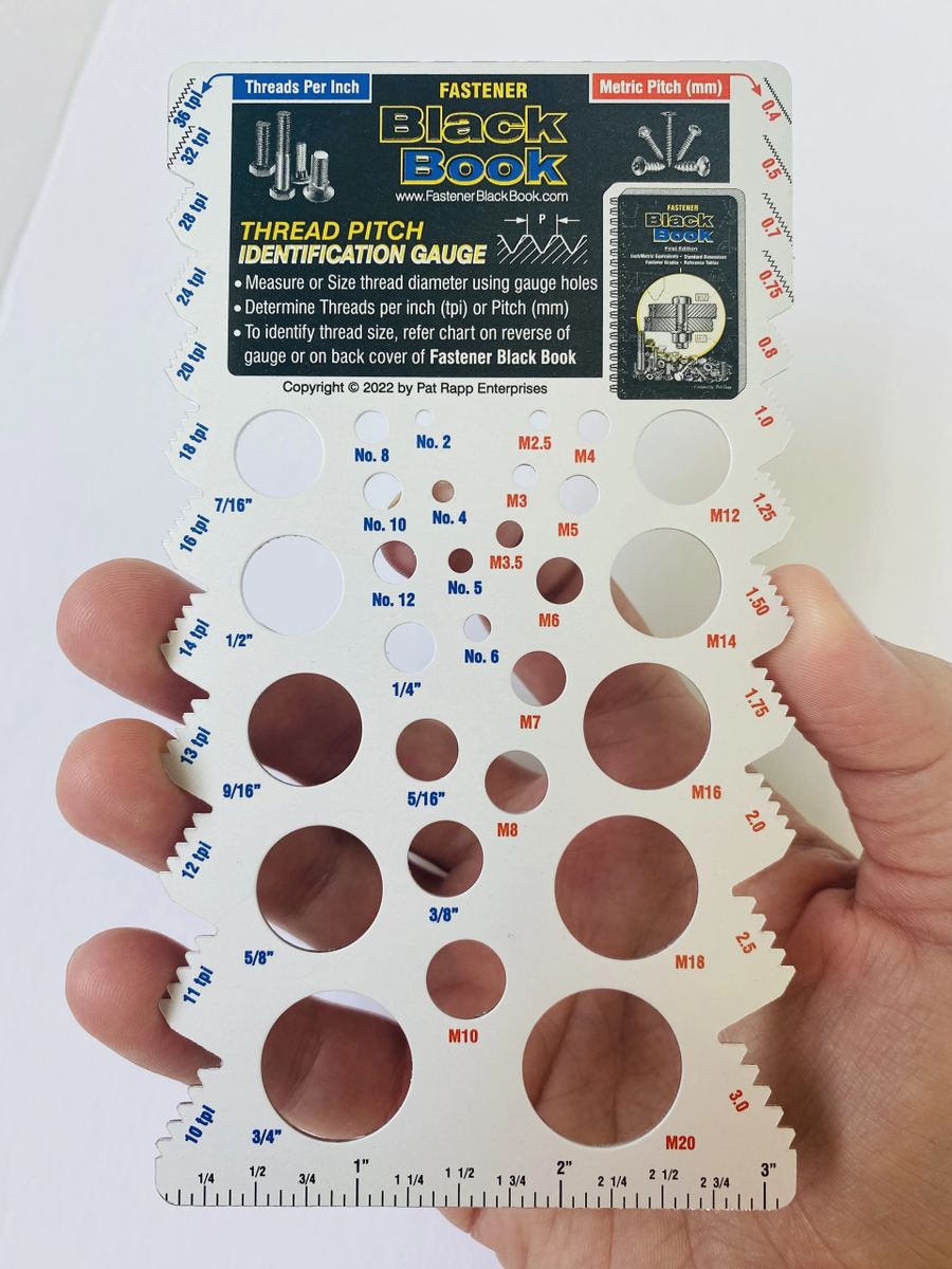 Thread Pitch Identification Gauge