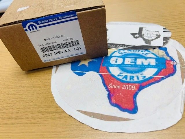 02-18 Dodge Ram 1500 Rear Brake Pad Kit Factory Mopar New Rear Pad Kit OEM