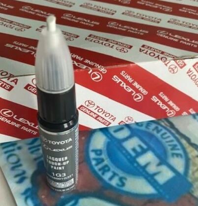 Genuine Toyota Lexus OEM Touch Up Paint 1G3 Magnetic Grey Metallic New Tip