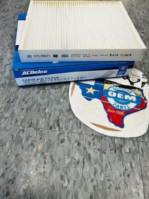 Genuine OEM GM 23135671 Cabin Air Filter