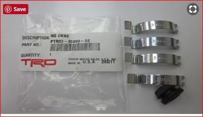 Genuine Toyota Parts PTR03-35090-AE TRD Hardware Kit