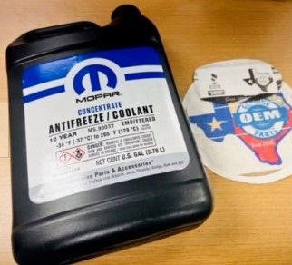2011-2021 JEEP DODGE CHRYSLER RAM ANTIFREEZE COOLANT OEM NEW MOPAR ...