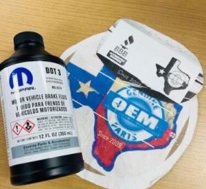 Chrysler Dodge Jeep Ram Mopar Dot 3 Brake Fluid 12 FL OZ OEM 04318080AD