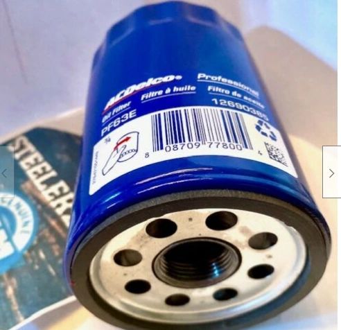 Genuine GM Oil Filter PF63 (f) 12690385