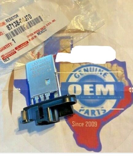 Genuine Toyota 2005-2020 Tacoma Blower Motor Resistor 87138-04070
