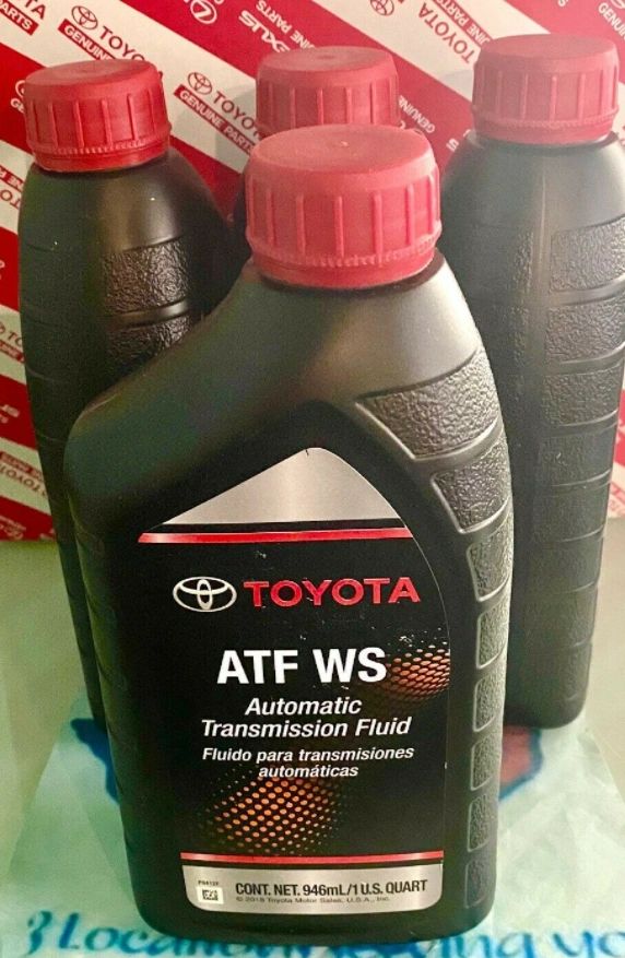 4 Quart GENUINE TOYOTA ATF WS Automatic Transmission Oil Fluid ATFWS ...