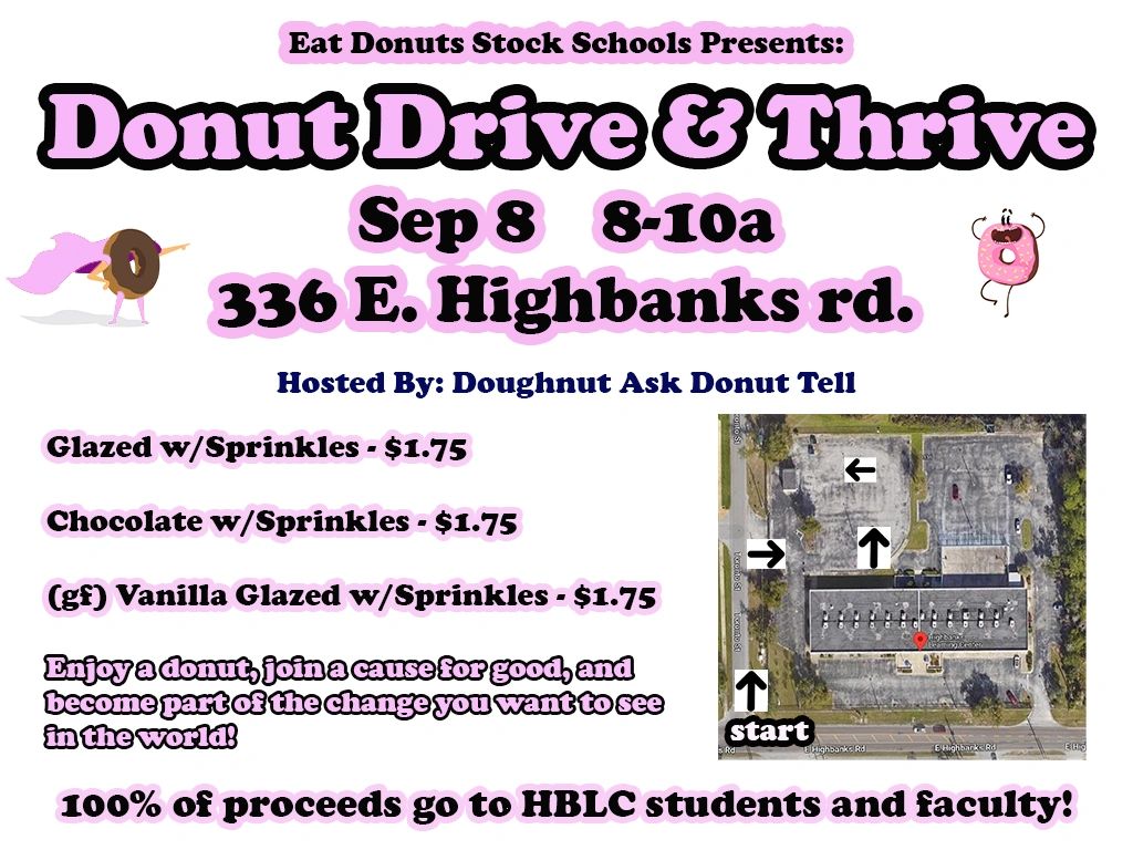 Hurricane Idalia: 'Donut Drive & Thrive' Postponed to Sep. 8th
