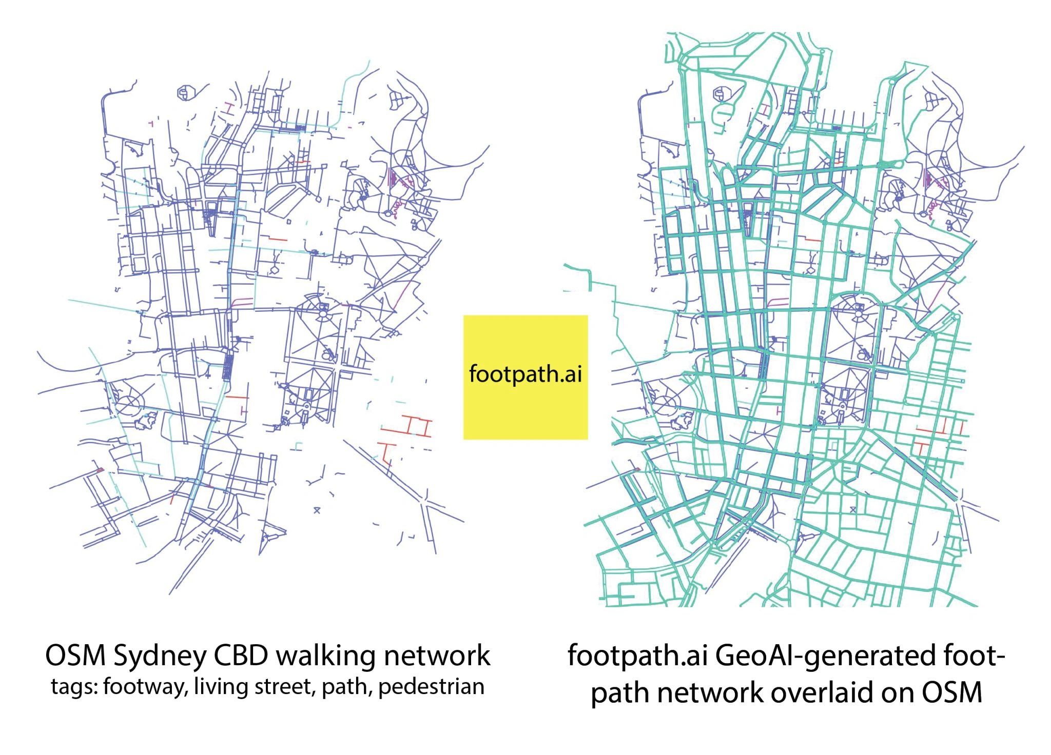Completeness (or lack thereof) of sidewalk data on OpenStreetMap