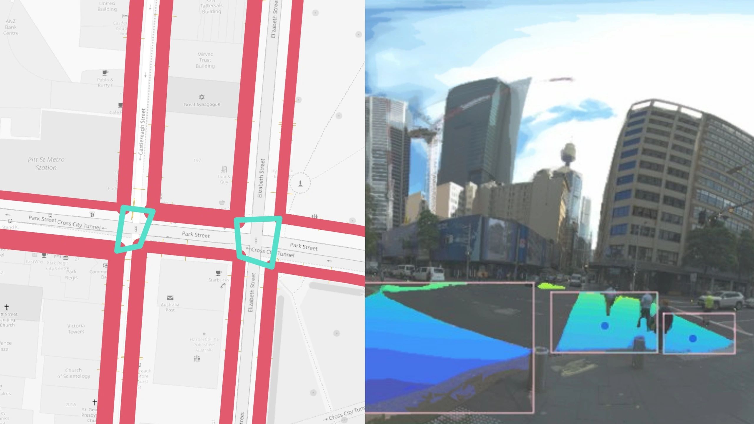 Detailed mapping of walking infrastructure with AI