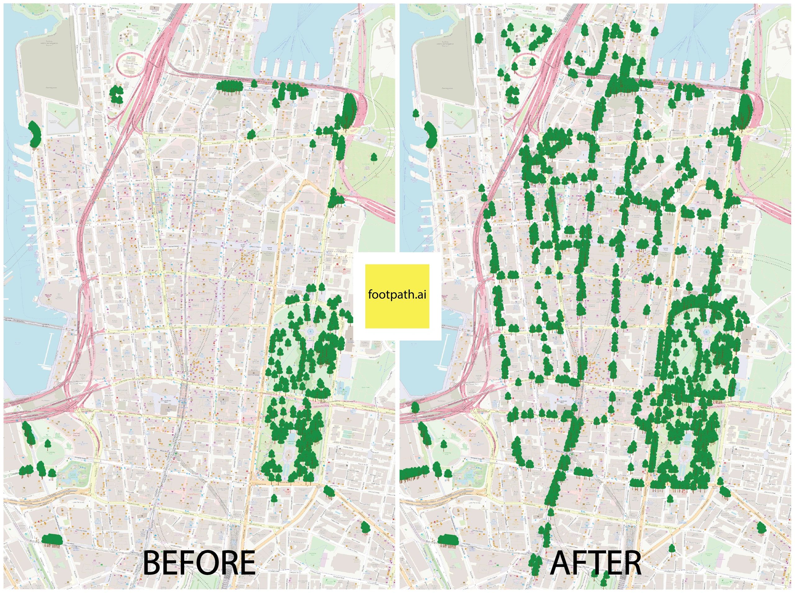 800+ AI-detected trees added to Sydney OpenStreetMap