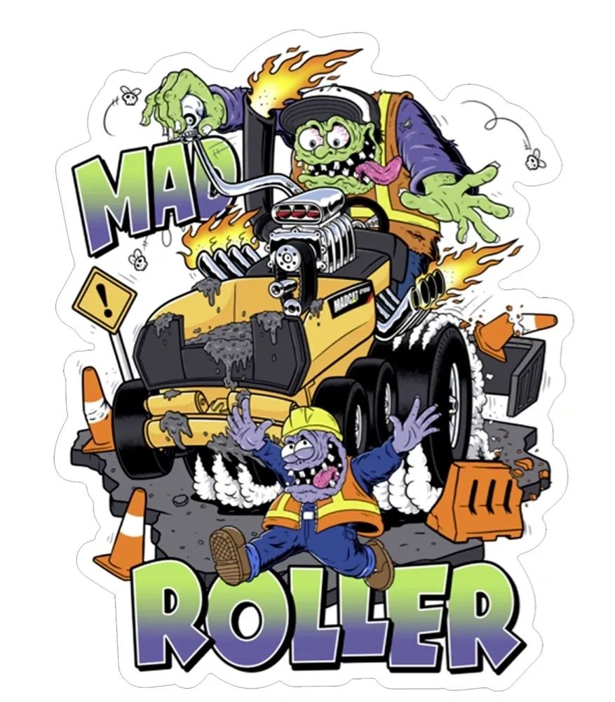 GRUNCH ROAD MONSTER STICKER