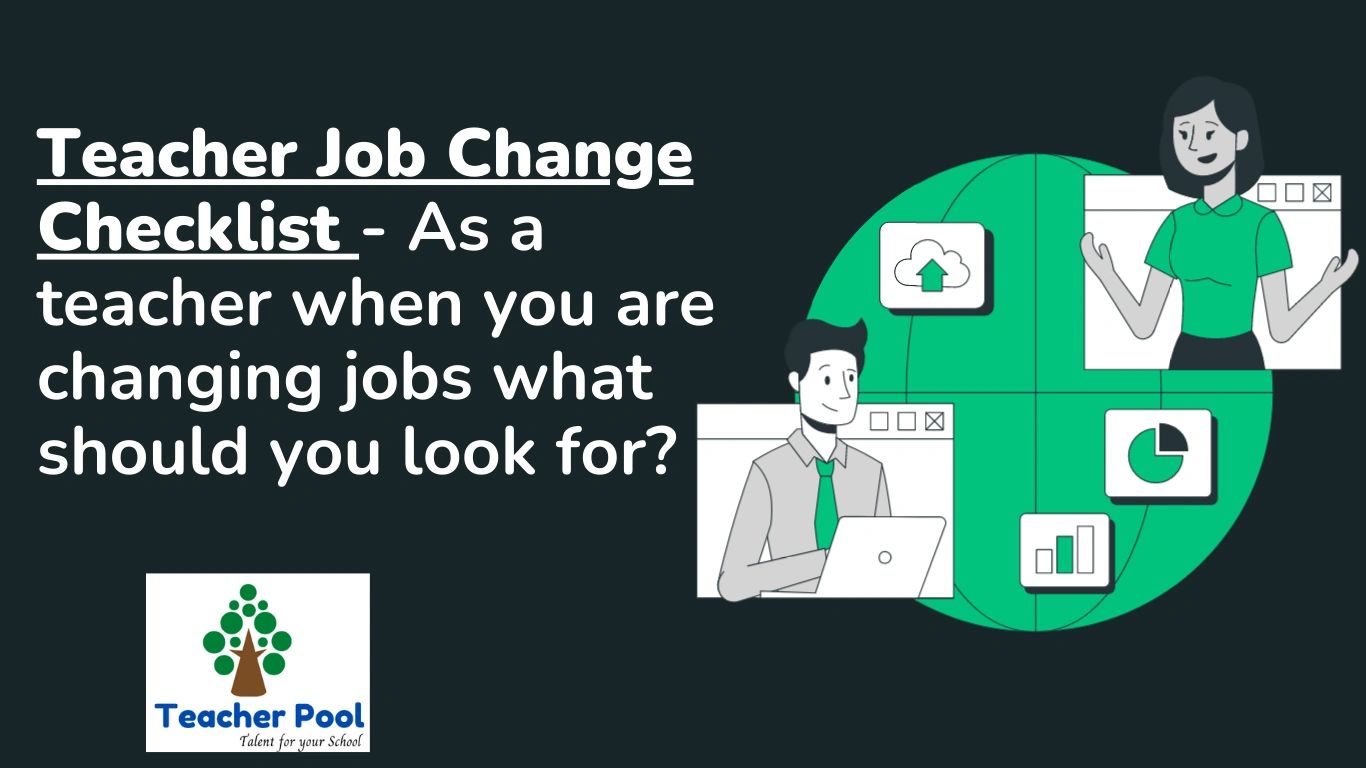 Teacher Job Change Checklist