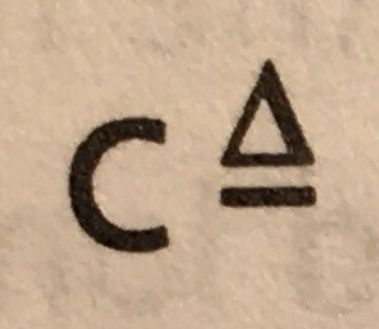 The Origination of the Triangle Symbol for the Major 7th Chord