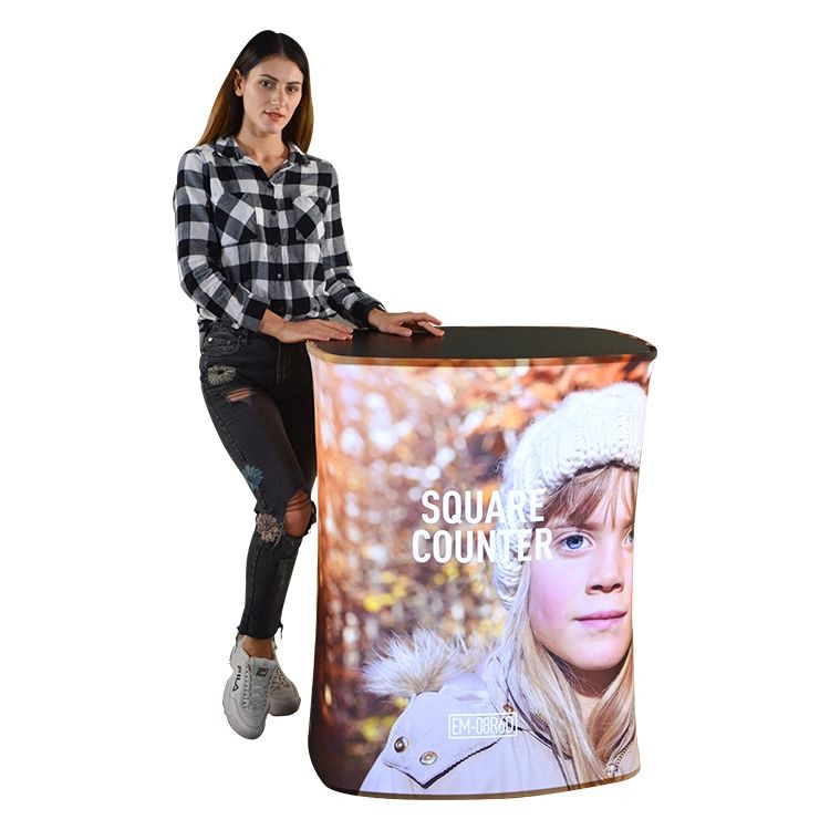 Illuminated Square Backlit Promotion Counter