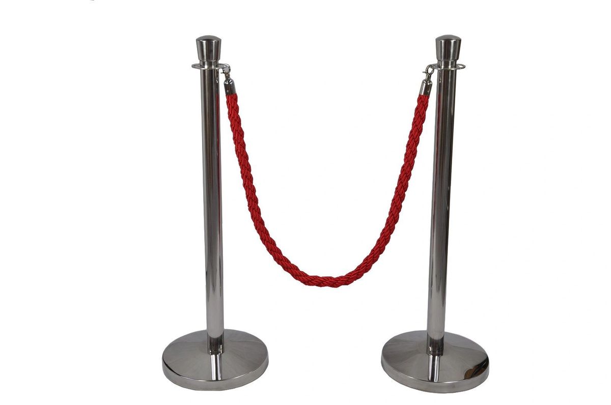 Linno® PREMIUM POLISHED STAINLESS STEEL QUEUE BARRIER WITH 1.5M ROPE