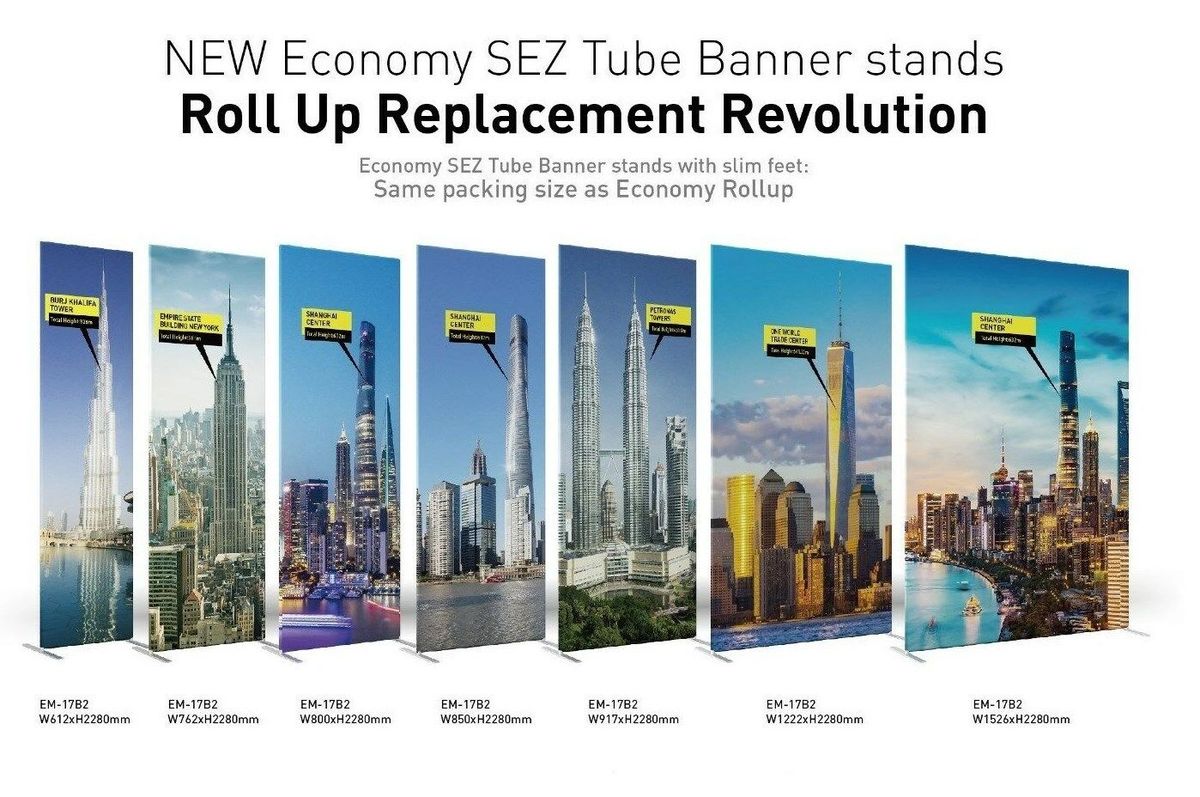 New 25mm Tube Banner stands