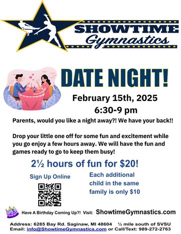 Cheerleading and Gymnastics Classes at Showtime Gymnastics