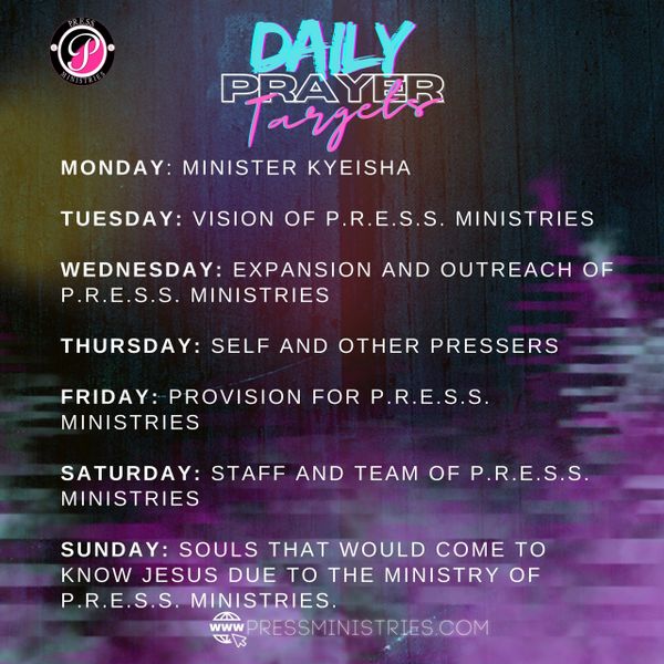 Welcome to Press Ministries - Prayer Releases Encounters of Supernatural Strength