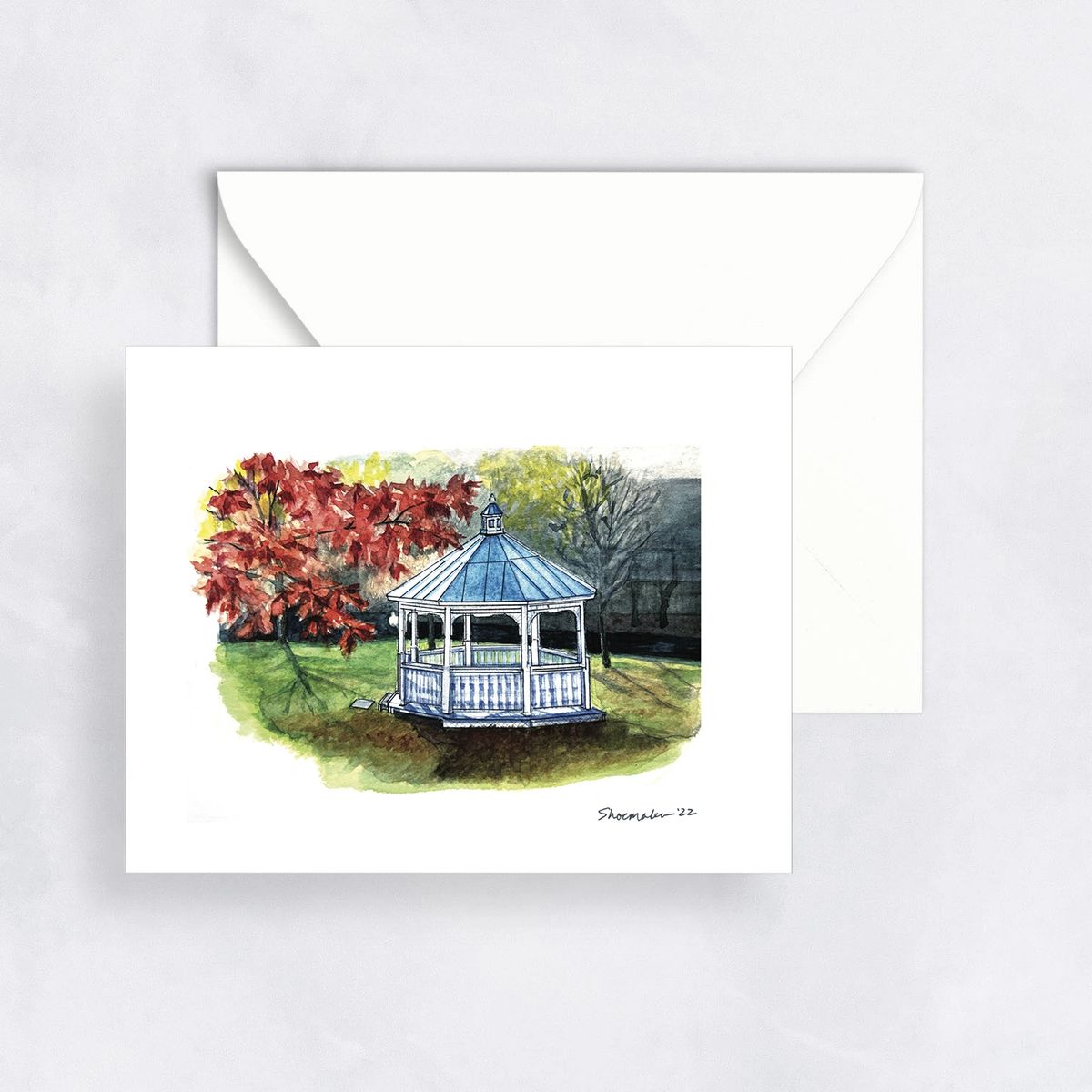 Gazebo at The Glen (Box of 8 Cards + Envelopes)