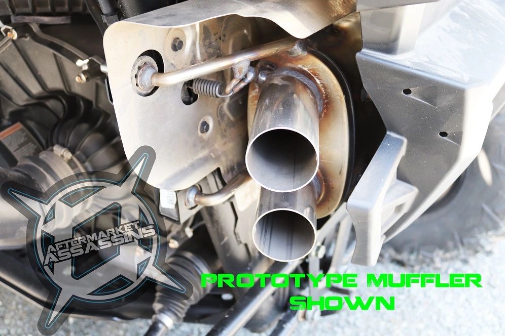 AA Stainless Slip-On Exhaust for 2024 RZR XP 1000 **Coming Soon**