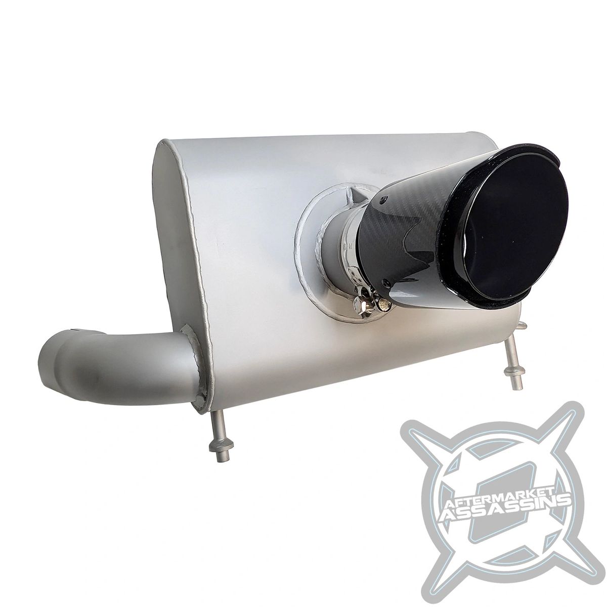 AA '21+ Can Am Commander/'22+ Mav Sport 1000R Slip-On Exhaust with ...