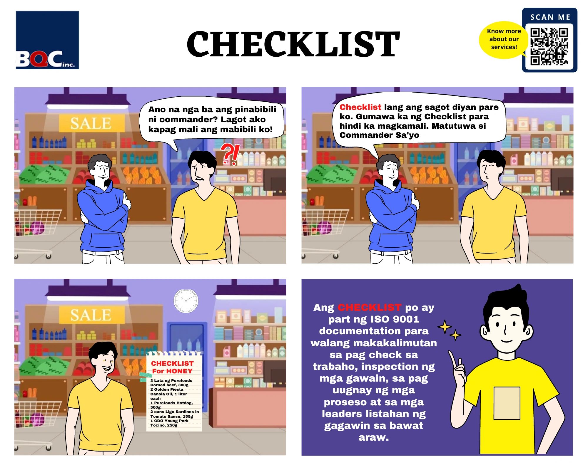 Quick tip #1 - Checklist