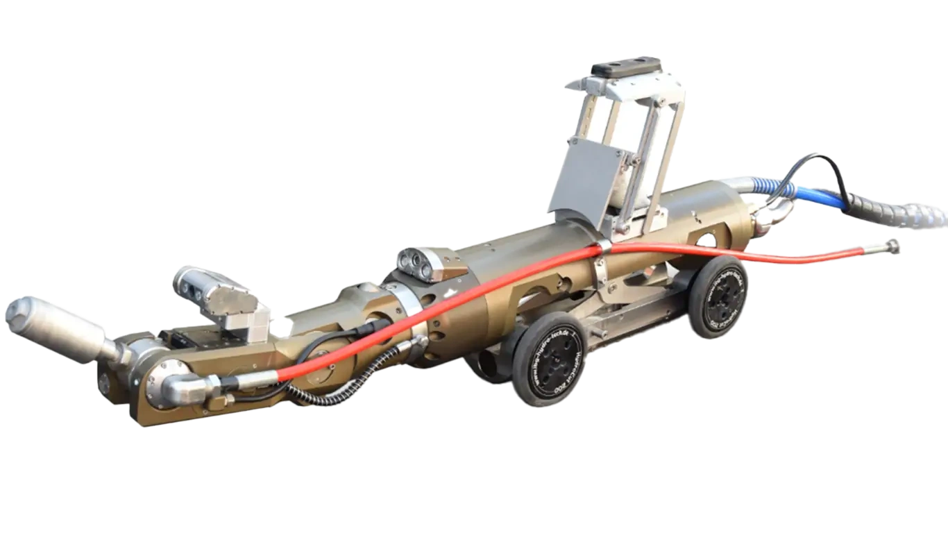 CCTV sewer pipe inspection and Robotic sewage pipe cleaning