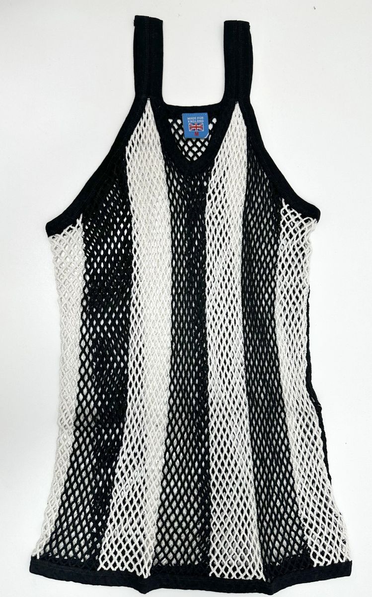 MESH MARINA VEST NEW COLOURS CRYSTAL (R) 100%COTTON