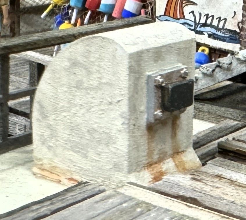 Concrete Track Bumper 1pc - S scale