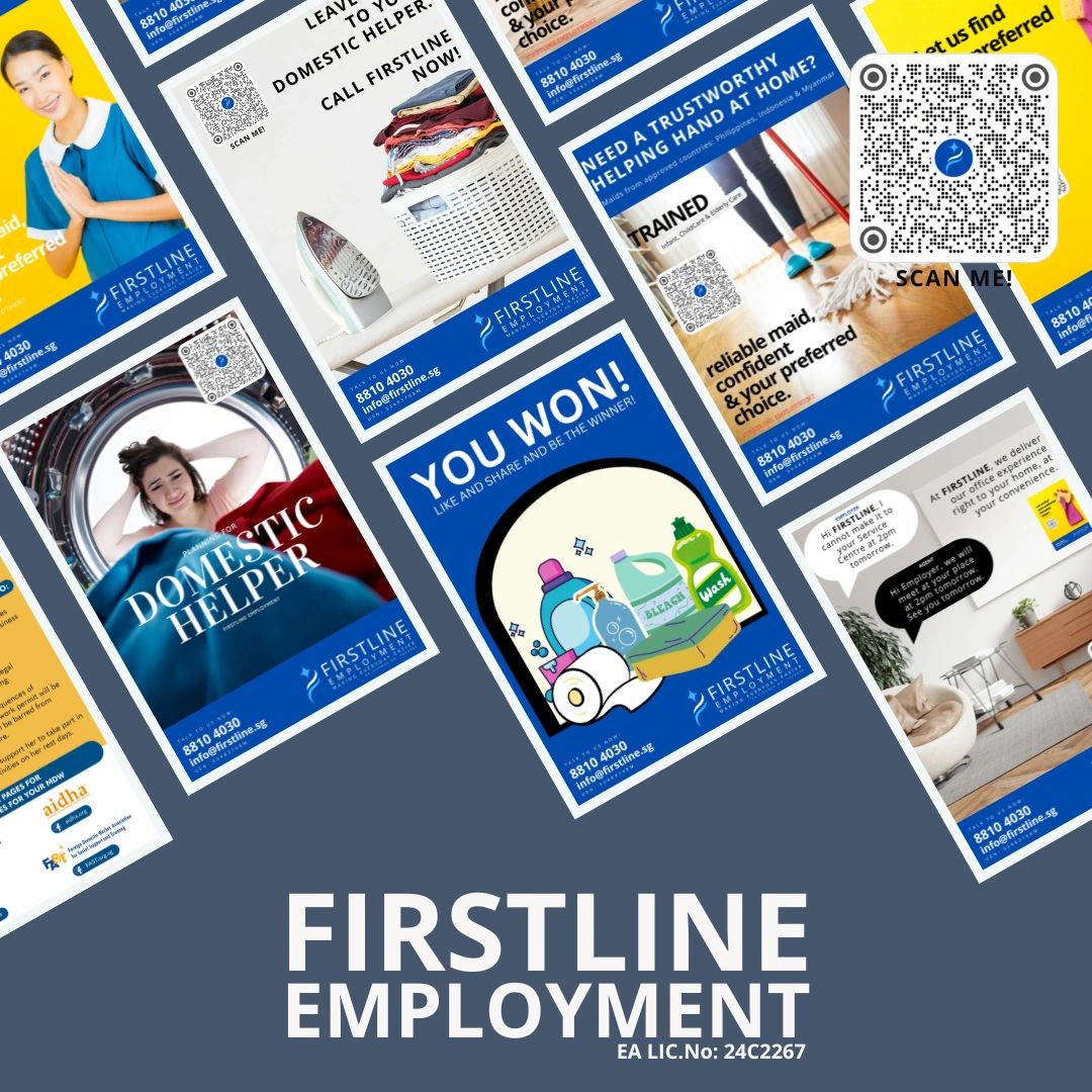 FIRSTLINE EMPLOYMENT - Infant, Eldercare Domestic Helper, Domestic ...