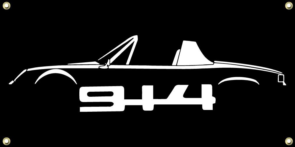 Banner Automotive Porsche 914 silhouette