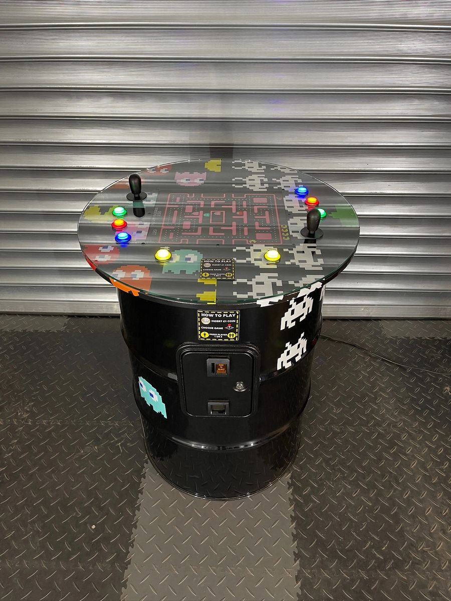 Pac-Man and Space Invaders Retro Arcade Gaming Station