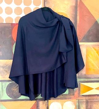 Navy Blue Cape/Wrap