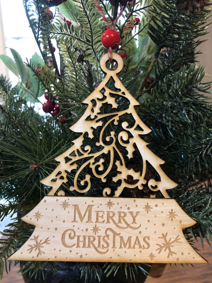 Christmas Tree Gift Card Holder
