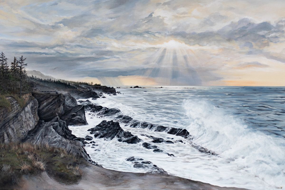 Shore Acres Original Acrylic Painting