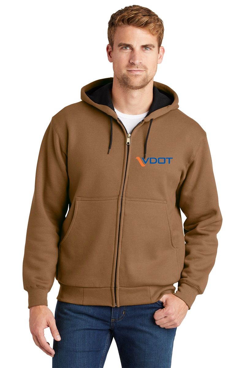 VDOT Logo Thermal Lined Full Zip Sweatshirt