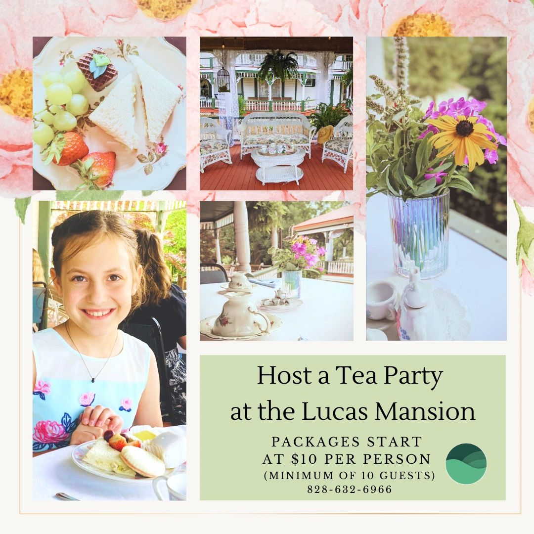 Host a Private Tea at the Lucas Mansion