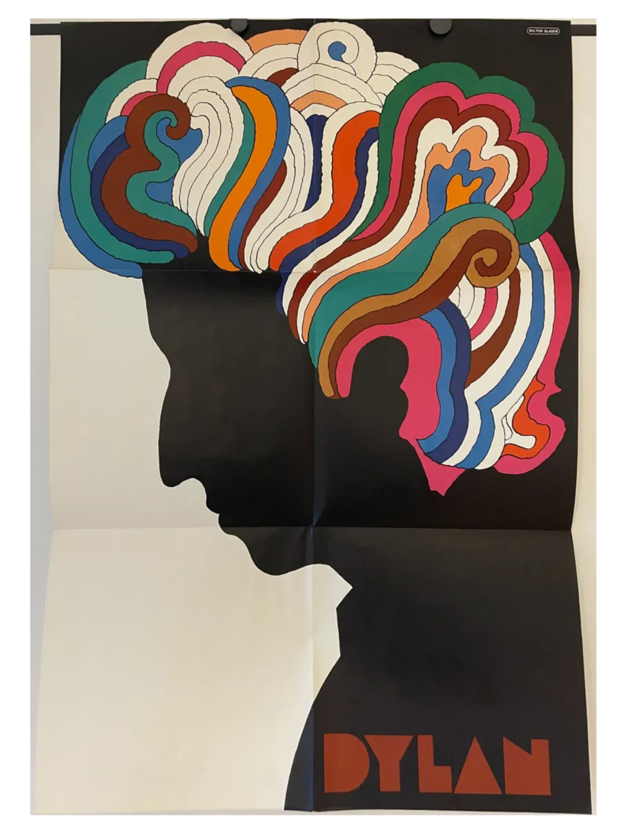 Dylan, Original Psychedelic Poster of Bob Dylan by Milton Glaser 1967