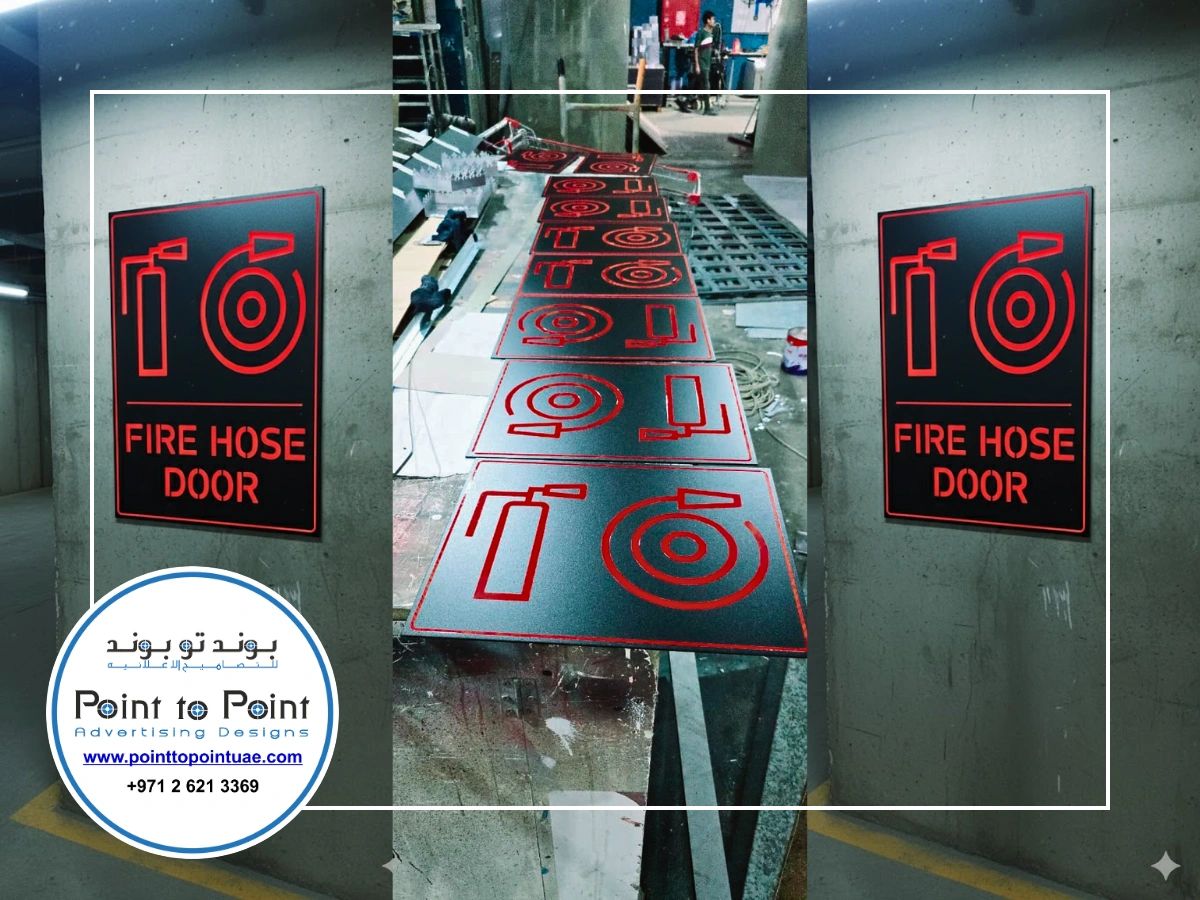 Fire Extinguisher Sign Board Supplier in UAE | Point to Point UAE