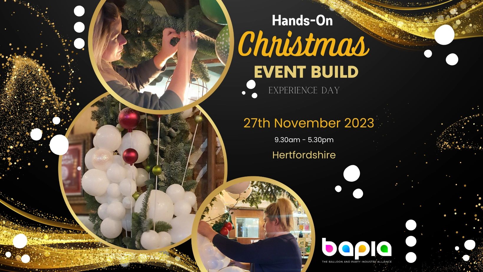 CHRISTMAS THEMED BALLOON BUILD - EXPERIENCE DAY