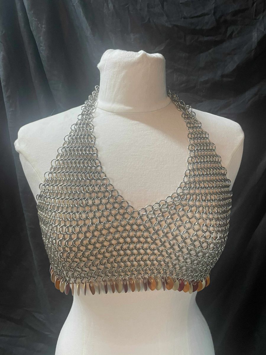 Chainmail Bra-Phoenix Bra