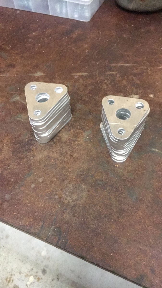front engine mounting plates