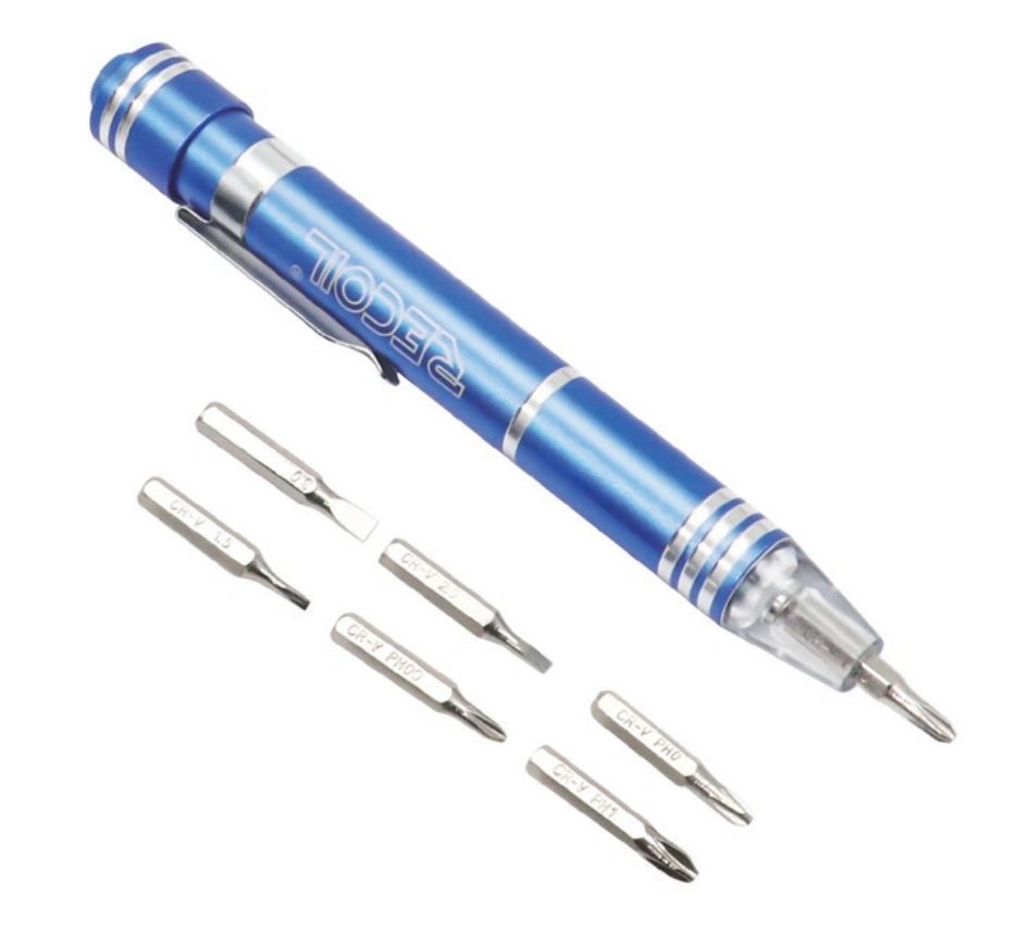 Recoil tuning screwdriver with LED light - Blue