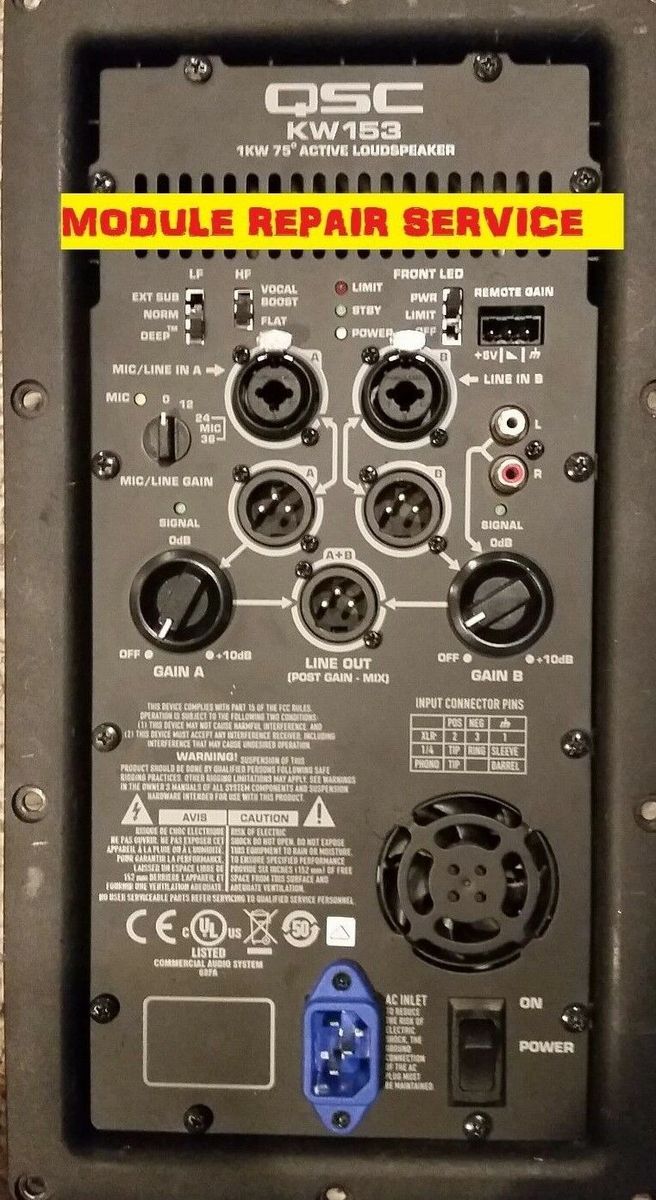 QSC Module Repair Service