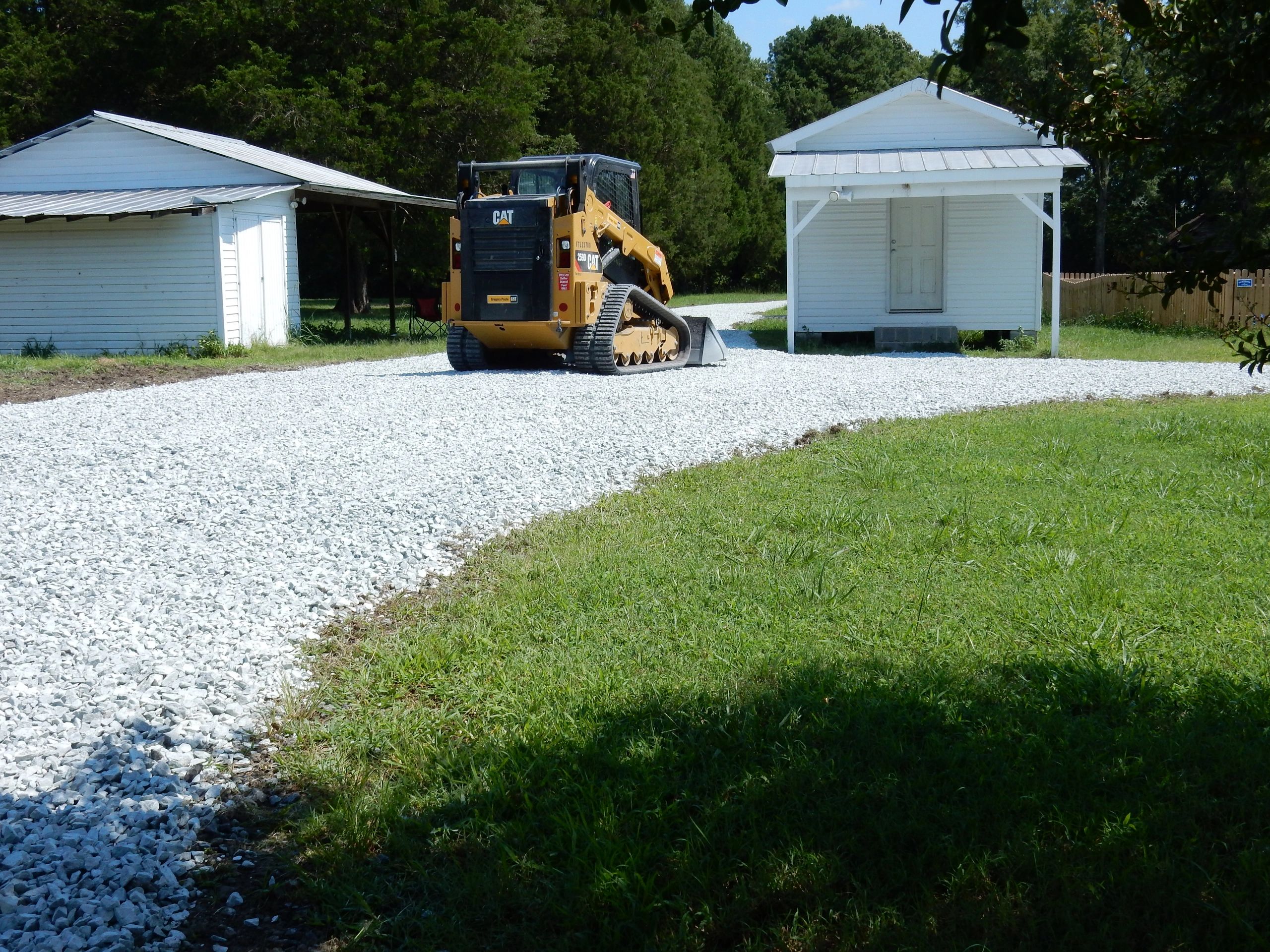 Gravel Driveway Grading, Repair, Regravel work and more. Durham NC