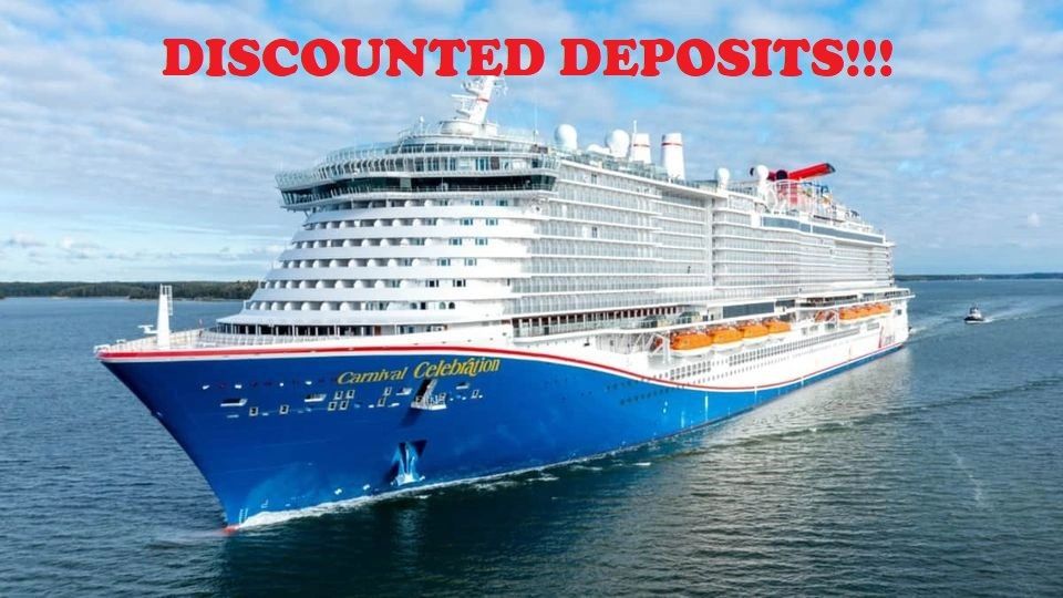 Carnival Offering $25 Deposits
